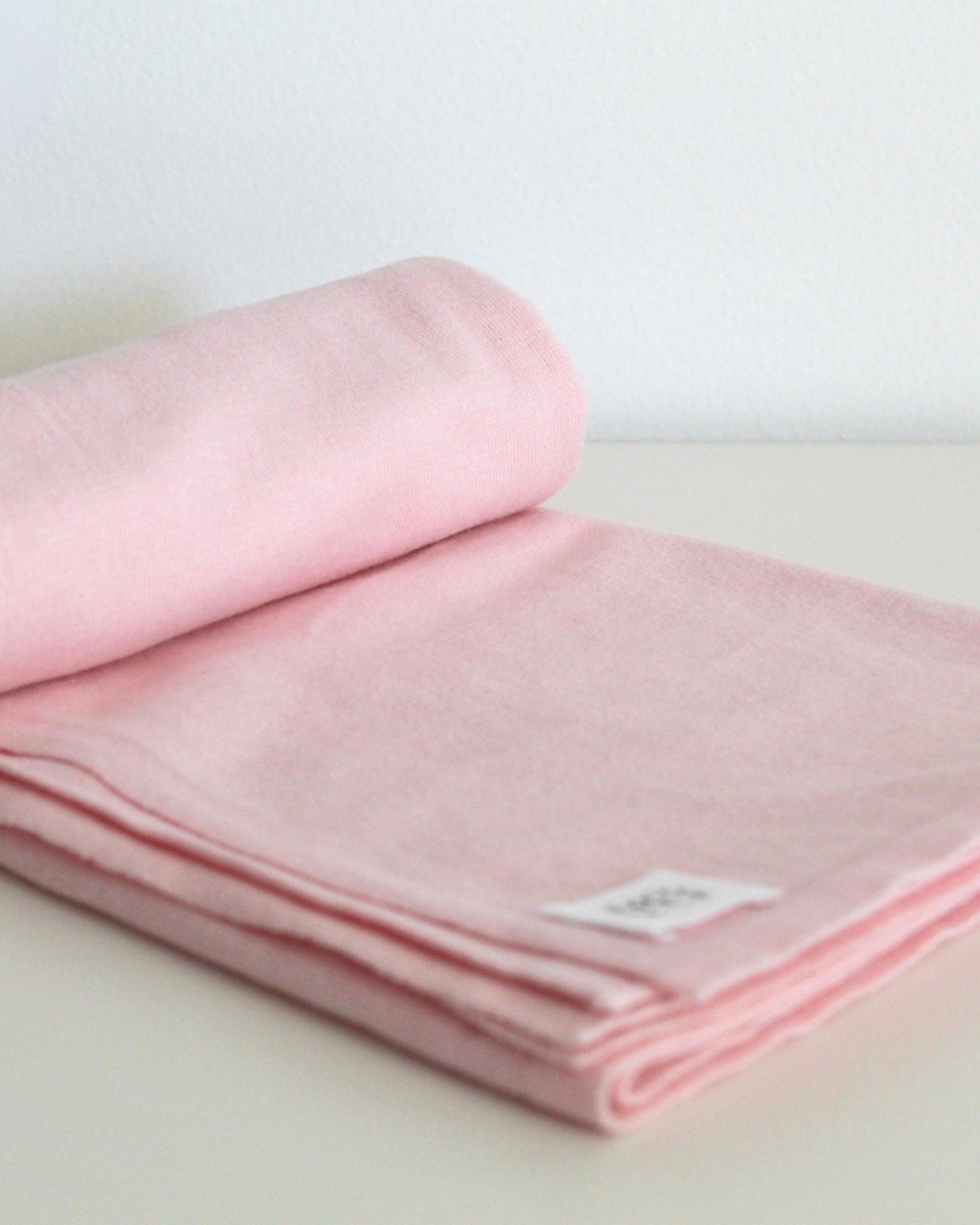 Cotton Cashmere Baby Wrap - Soft Pink – Heirloom Cashmere Australia