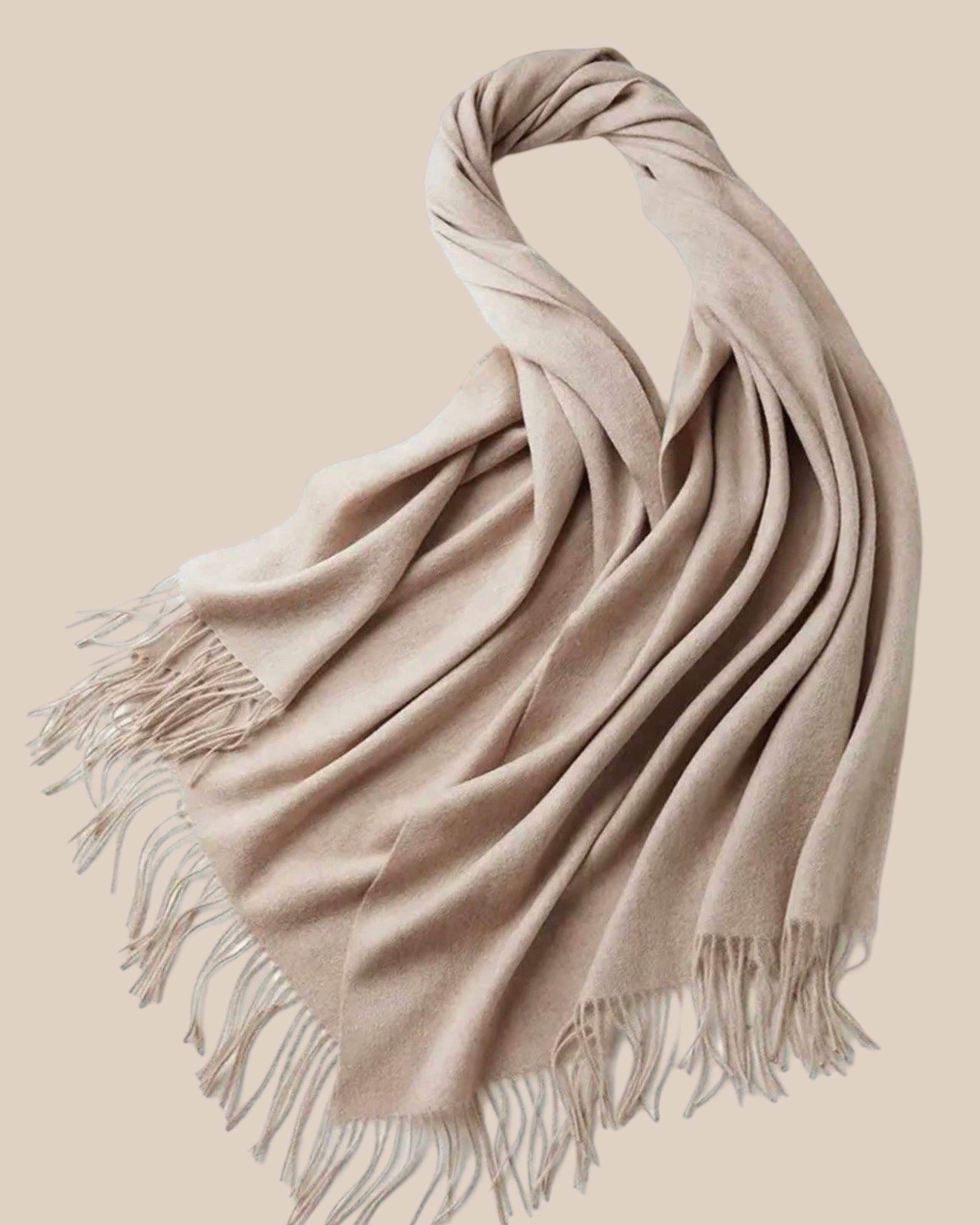 Alma Large Cashmere Wrap - Sand – Heirloom Cashmere Australia