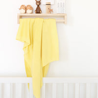 Cashmere Plain Knit Baby Blanket - Lemon – Heirloom Cashmere Australia