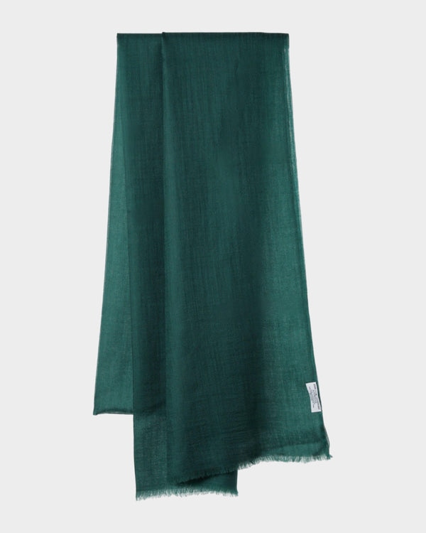 Clara Lightweight Cashmere Shawl - Emerald – Heirloom Cashmere