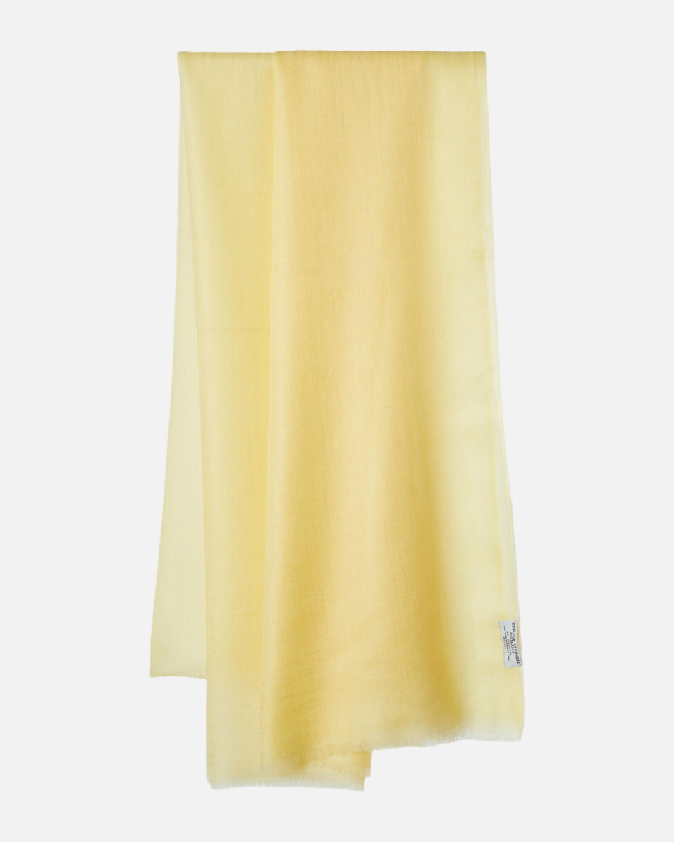 Clara Lightweight Cashmere Shawl - Lemon – Heirloom Cashmere