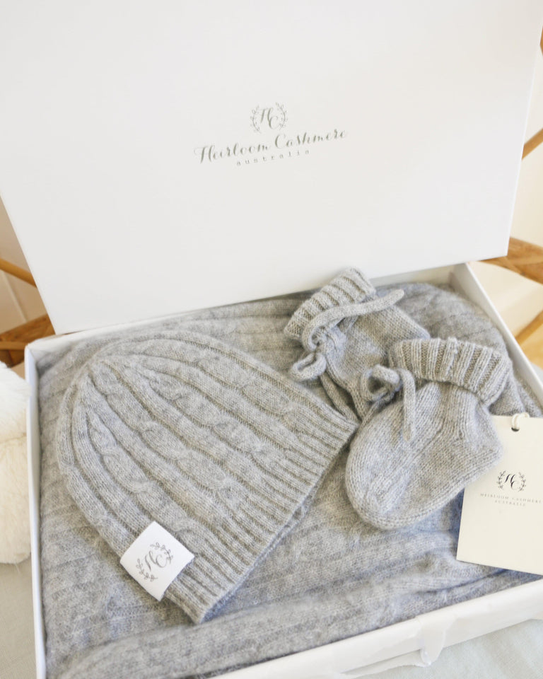 Welcome Home Box - Ash – Heirloom Cashmere Australia